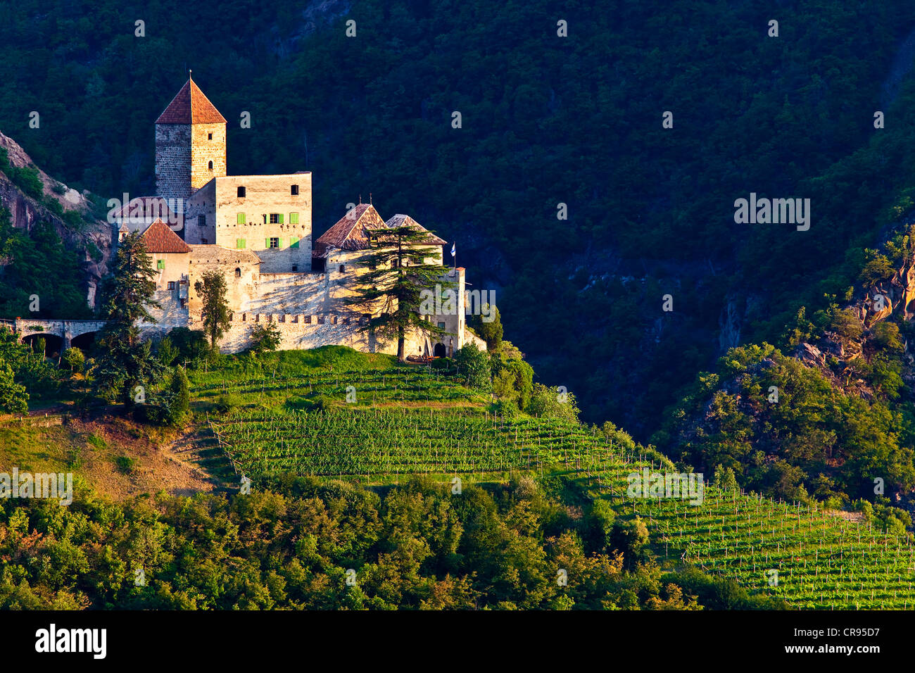 Karneid Castle in Valle Isarco, South Tyrol, Italy, Europe Stock Photo ...