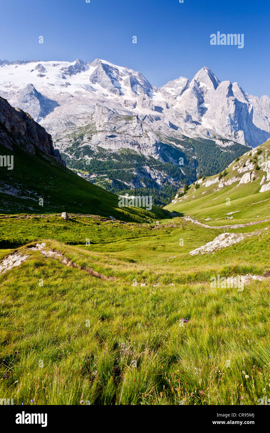 Near the Via Ferrata delle Trincee path, fixed rope route above the ...