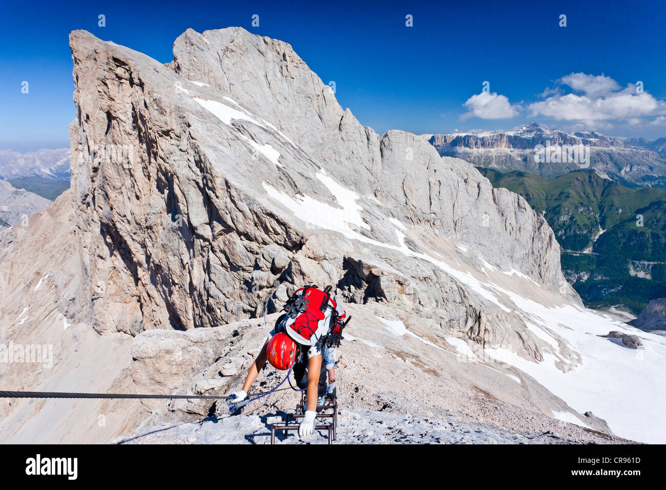 Climbing Marmolada mountain, Sellastock mountain and Fedaia mountain ...