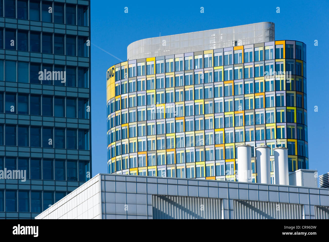 Fraunhofer Society building and new ADAC building, Hansastrasse, Munich ...