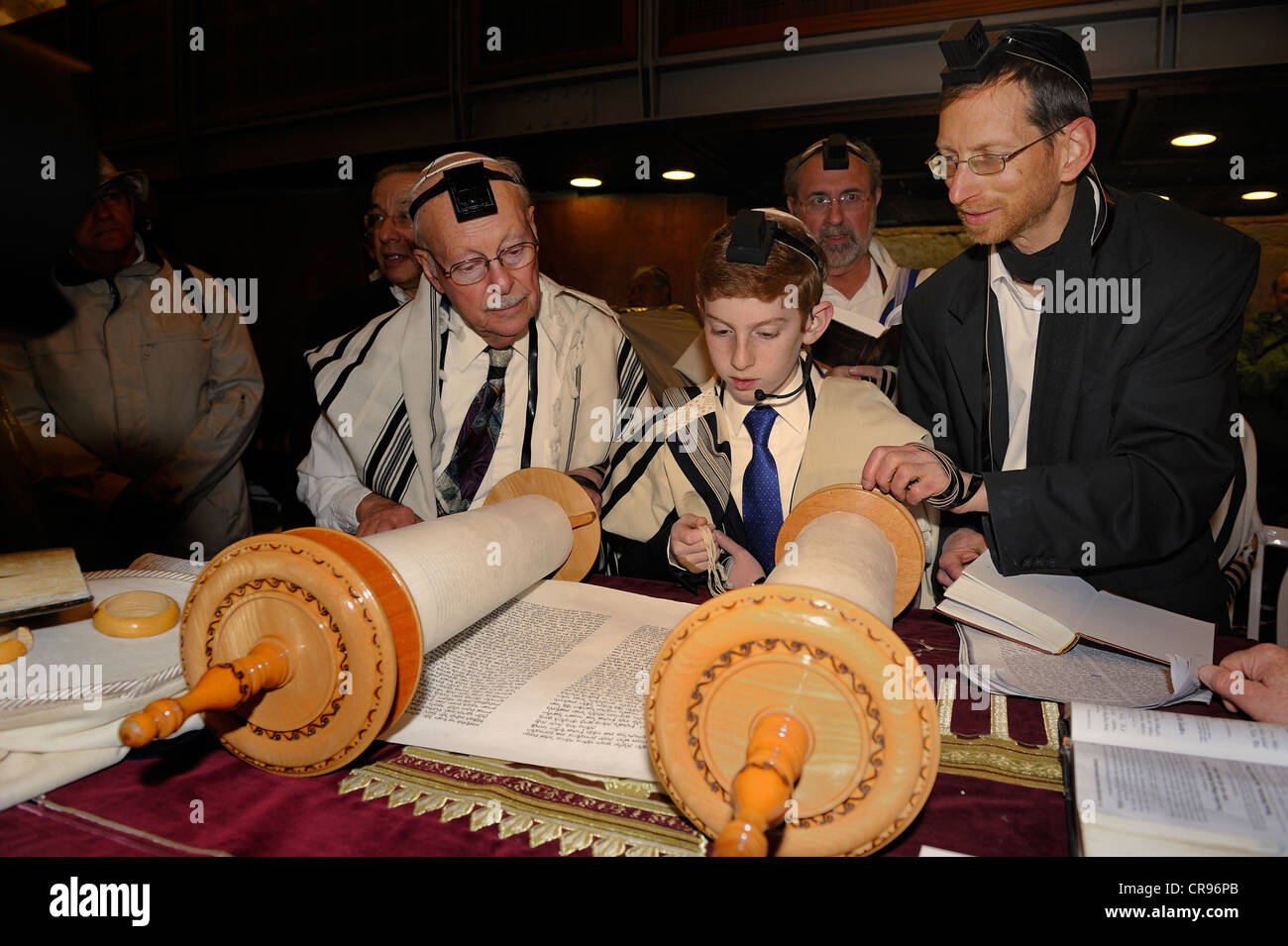 Jewish Bar Mitzvah Ceremony