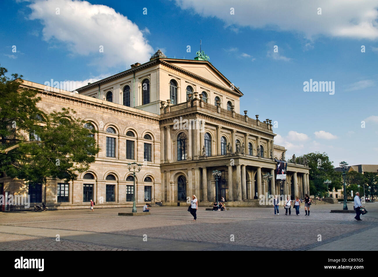 Hanover opera house, built from 1845-1852 by master builder Georg ...