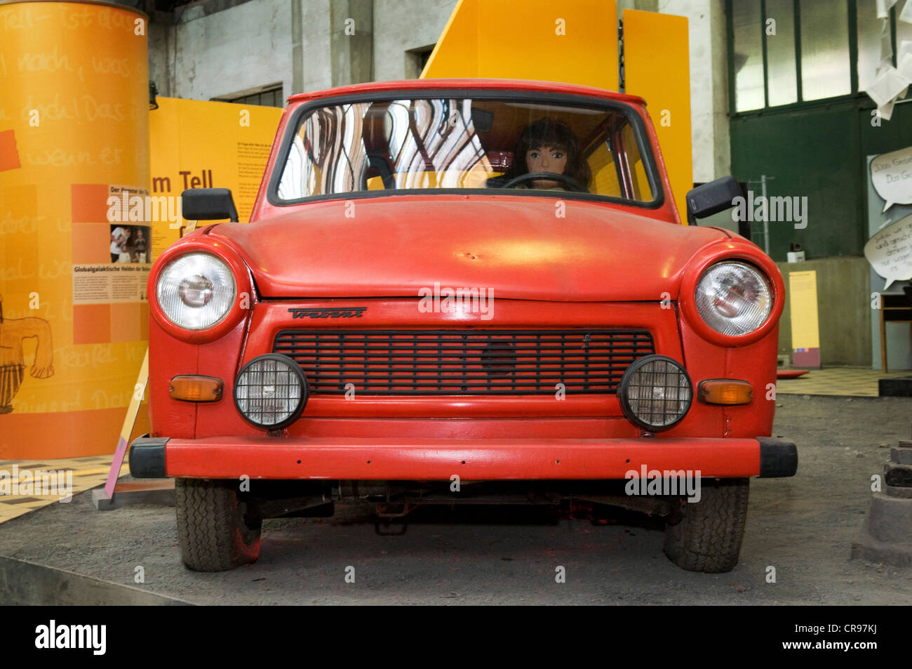Red Trabant in Heinrichshuette Ironworks, Museum of Iron and Steel ...