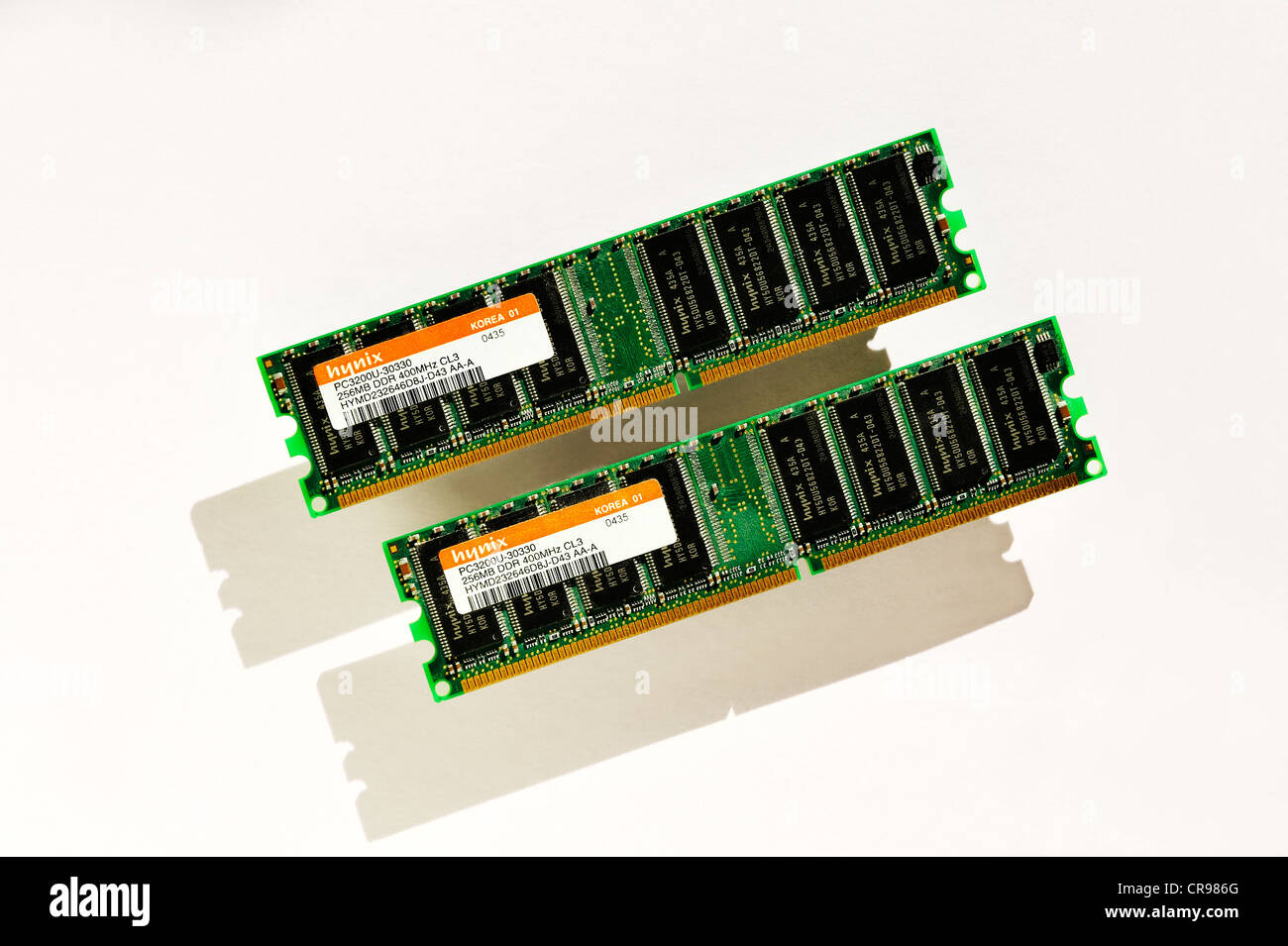 RAM, for Mac G5, DDR 400 MHz, hynix, 2x 256 MB Stock Photo - Alamy