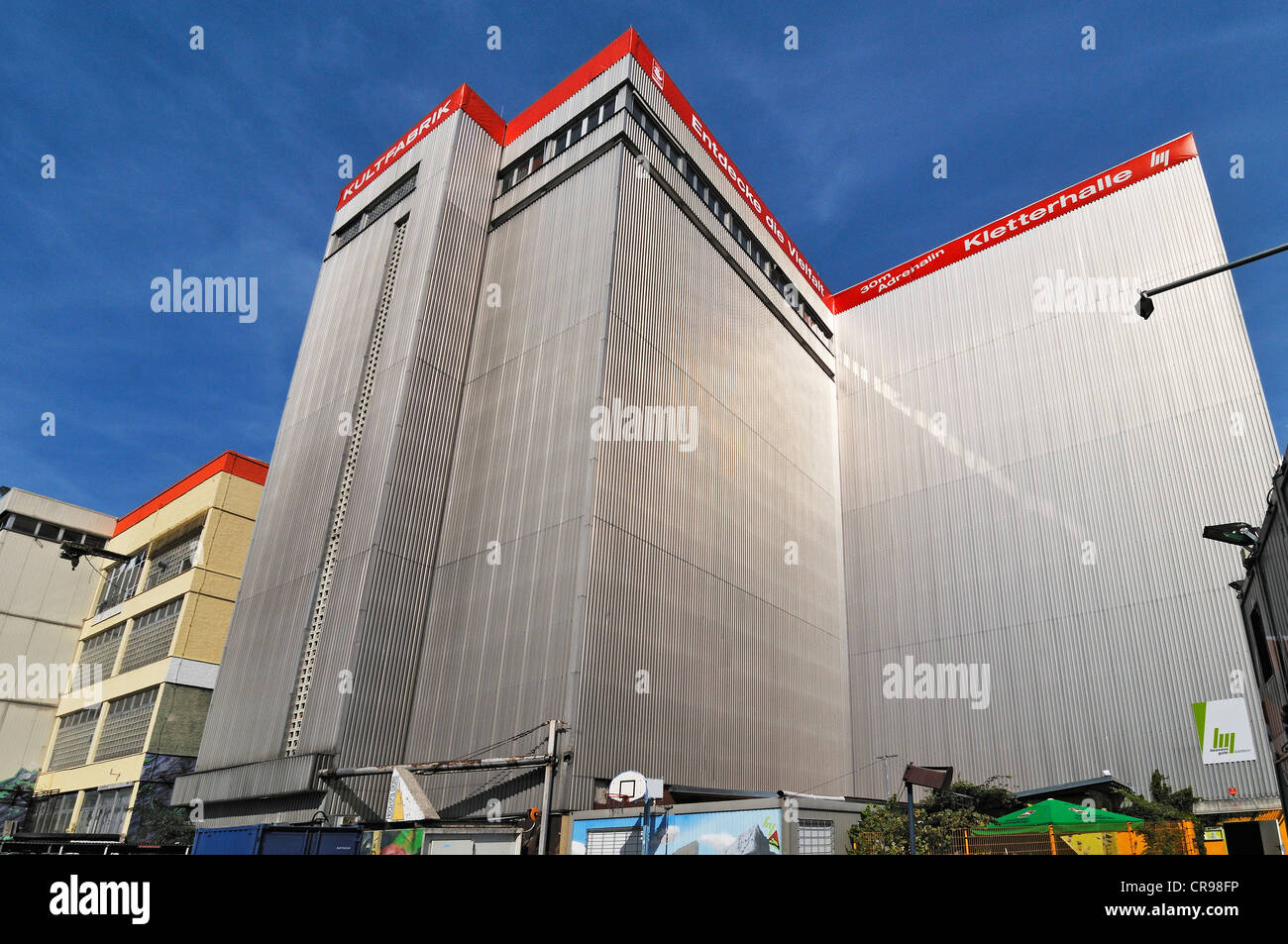 Climbing gym in the Kultfabrik complex, Berg am Laim, Munich, Bavaria ...