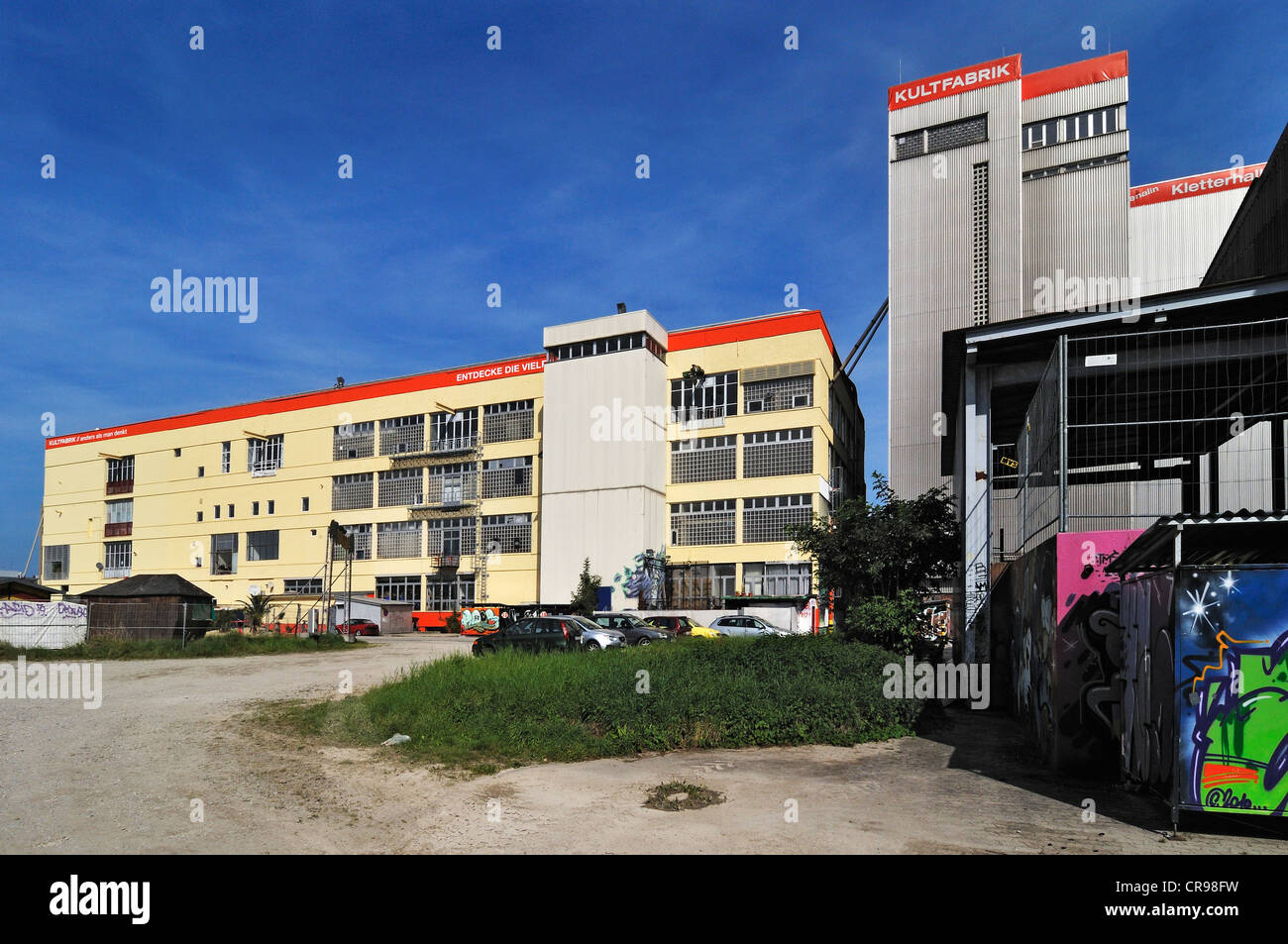 Part of the Kultfabrik complex, Berg am Laim, Munich, Bavaria, Germany ...