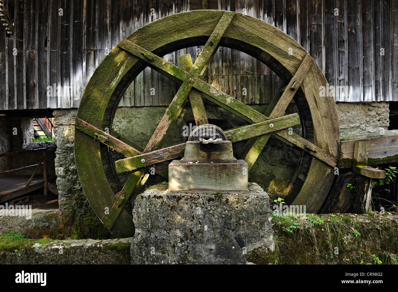 Waterwheel of a sawmill in the Amerang Farm House Museum, 83123 Stock ...