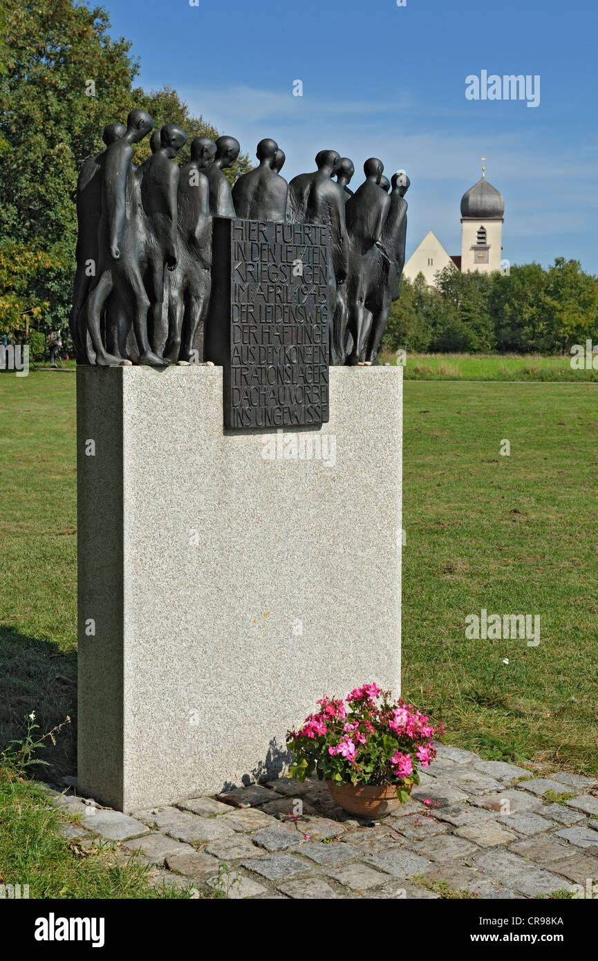 Memorial for the Dachau Death March near Schloss Blutenburg Castle ...