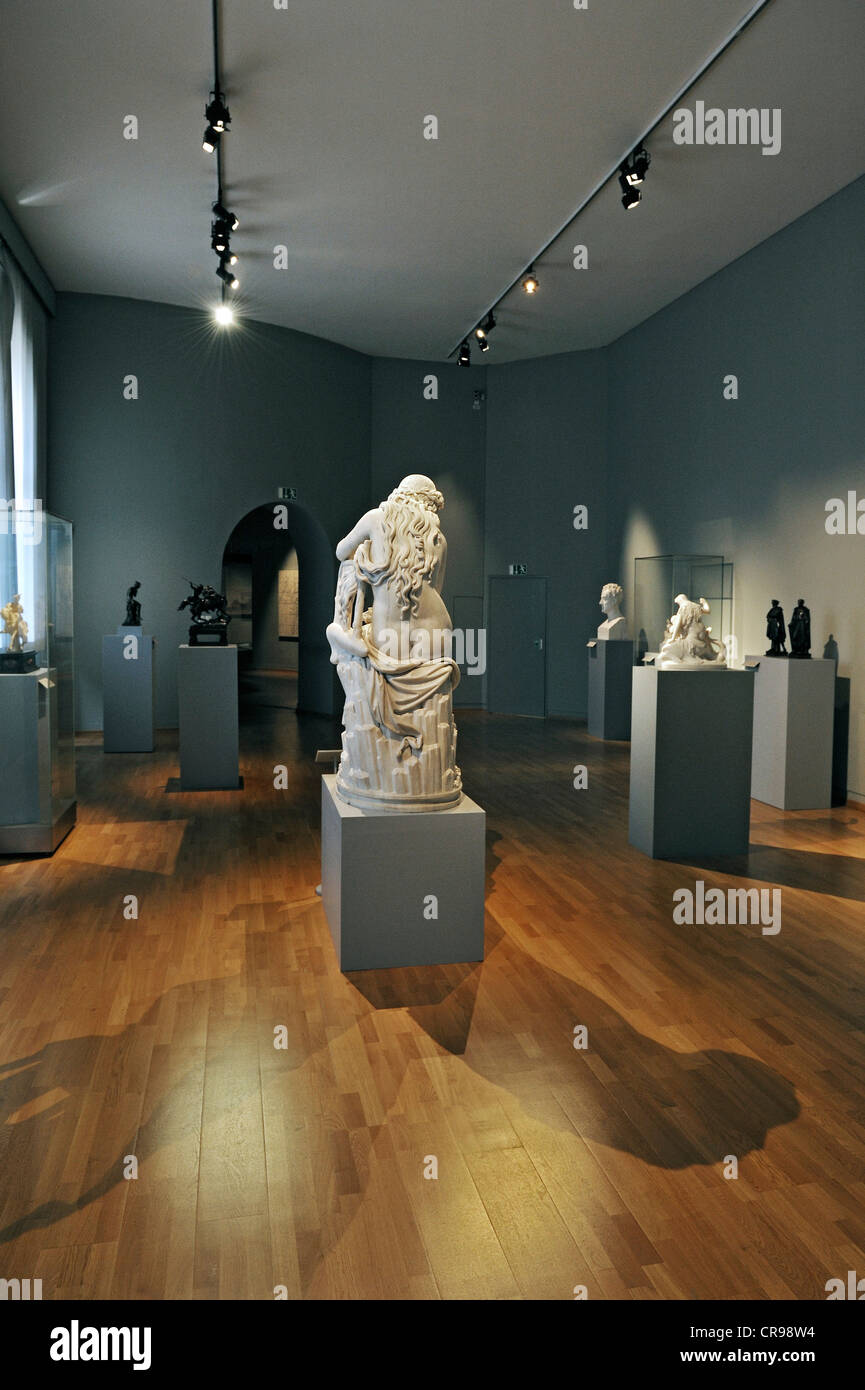 Marble sculpture, Nymph, Ludwig von Schwantaler, Munich 1847, Bavarian National Museum, Munich ...