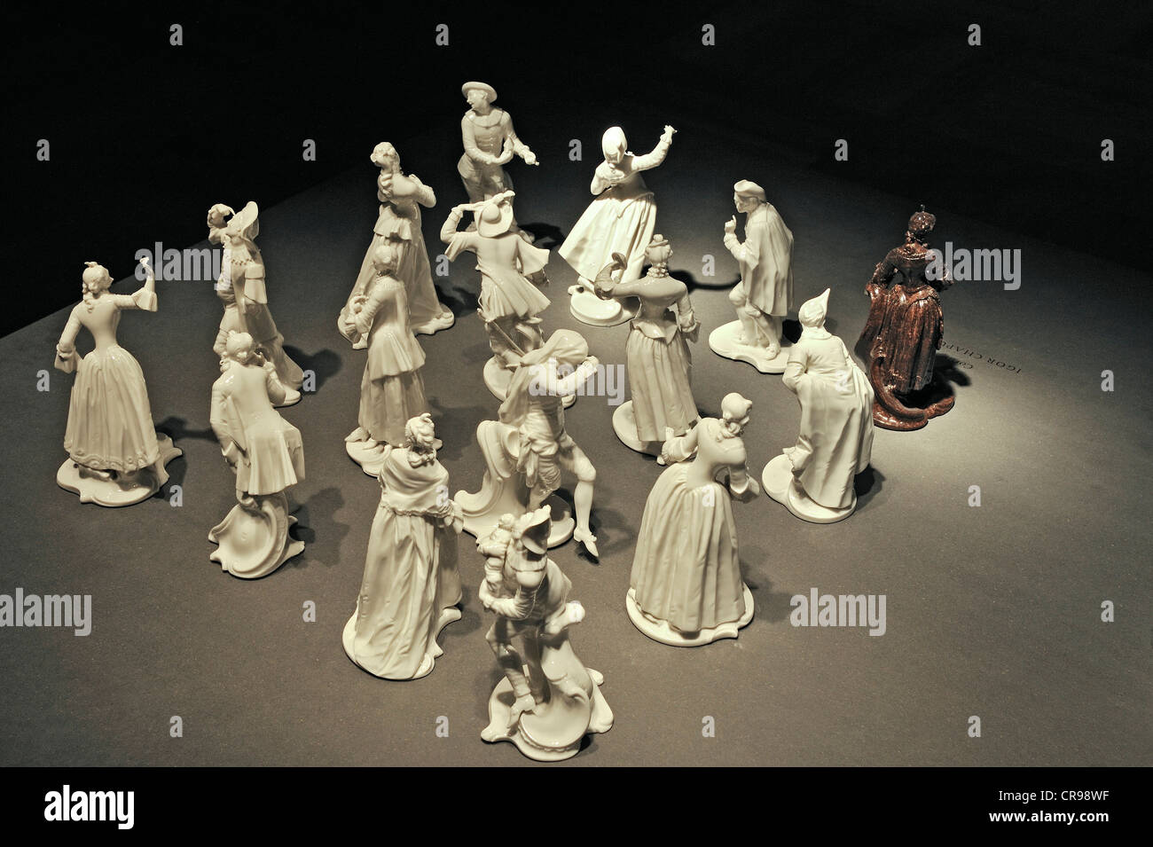 Unpainted porcelain, Nymphenburg porcelain, Bavarian National Museum ...