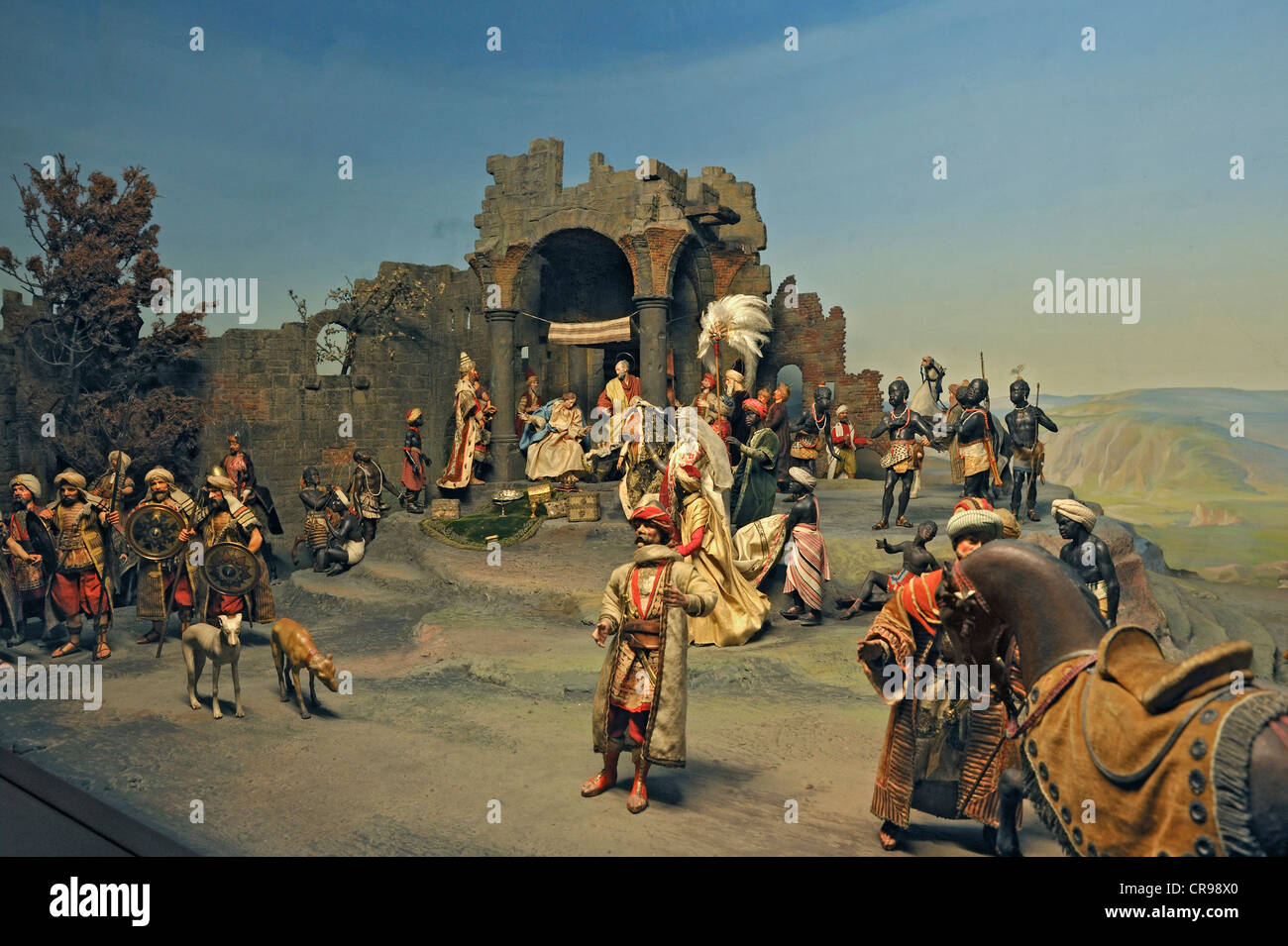 Crib collection, Adoration of the Magi, Italian from circa 1750, Bavarian National Museum ...