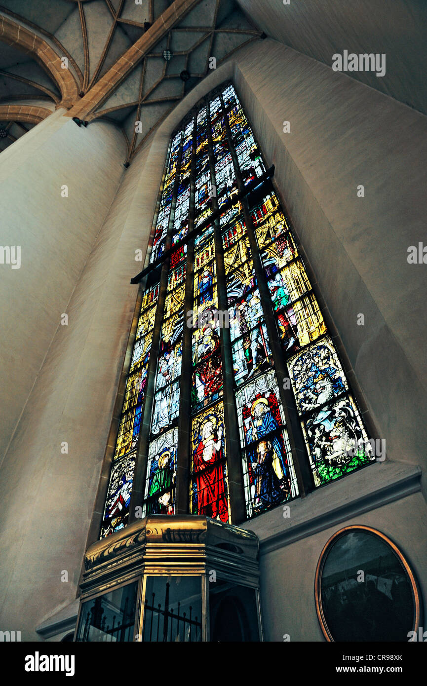 Interior frauenkirche church munich bavaria hi-res stock photography ...