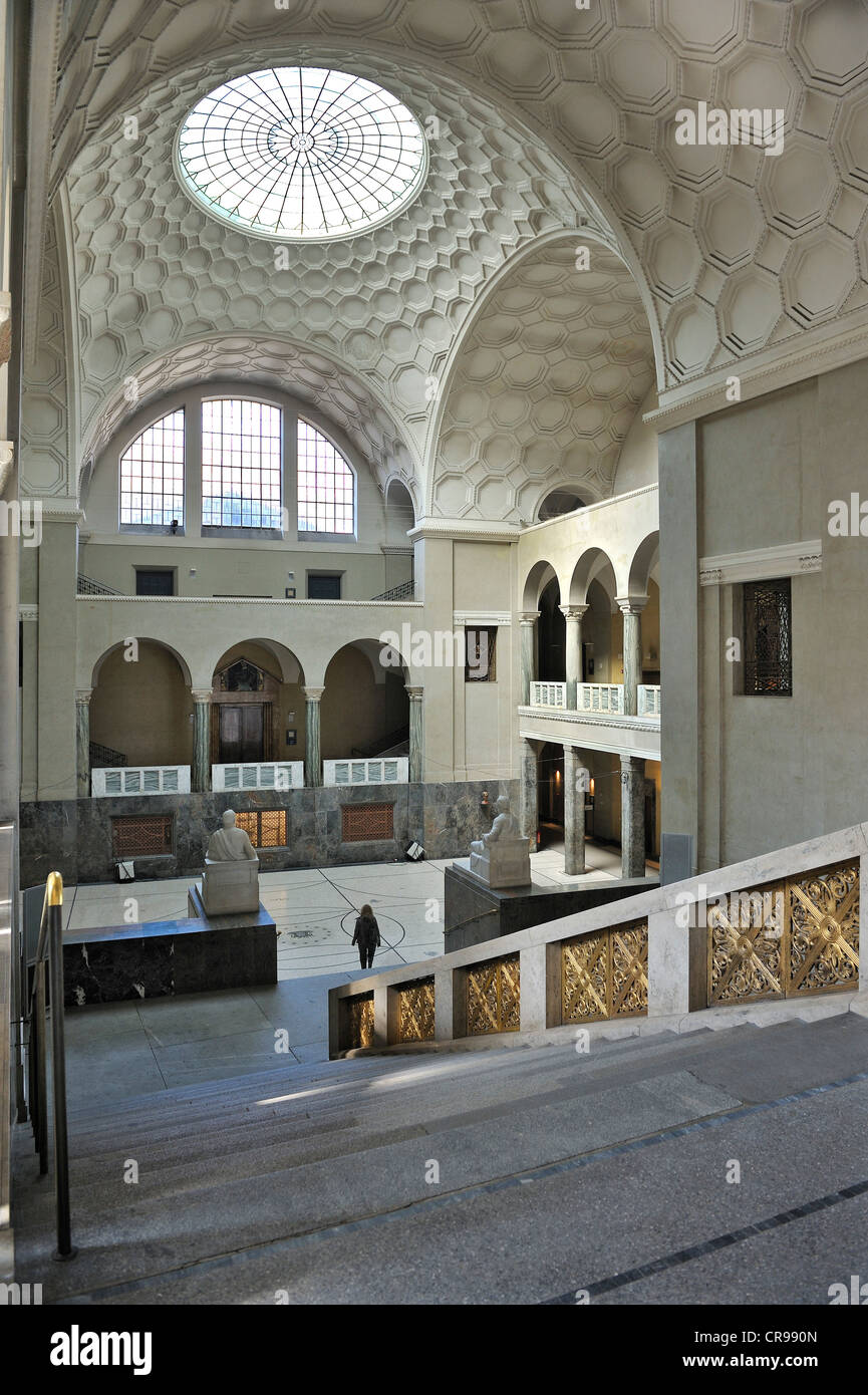 Entrance hall with staircase and skylight, Ludwig-Maximilians ...
