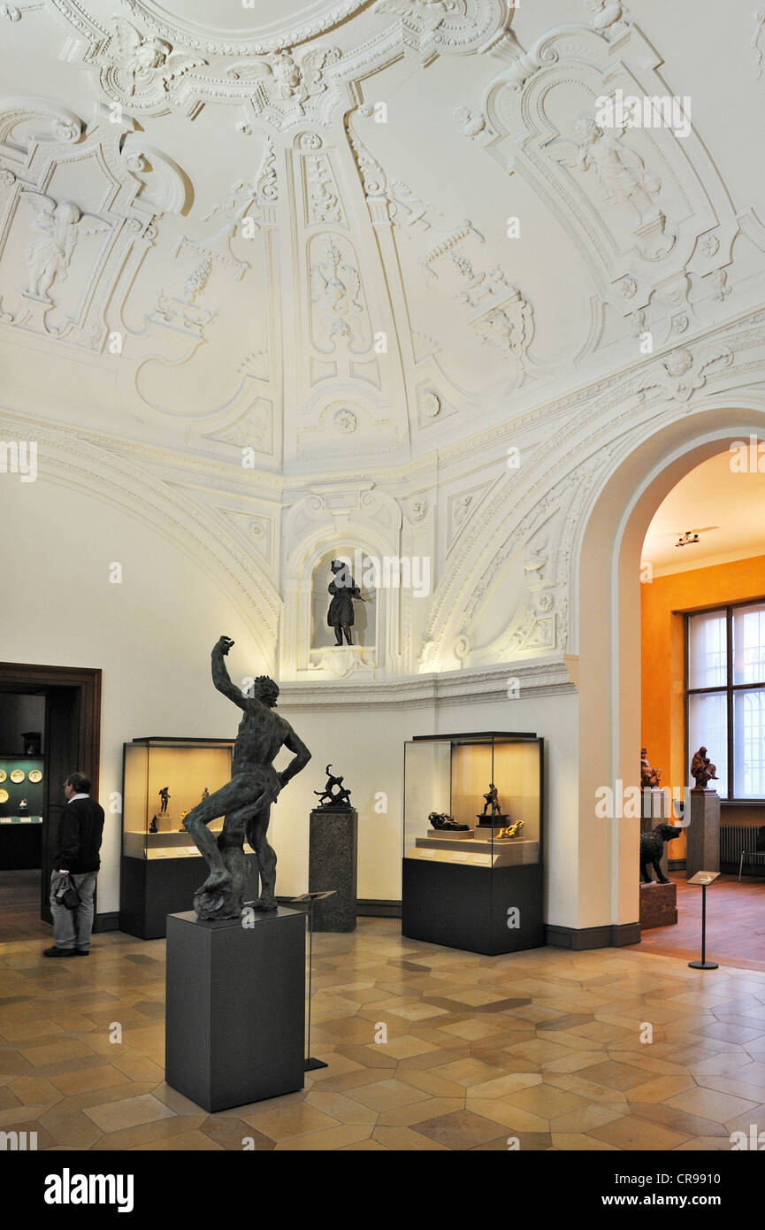 Neptune by Hubert Gerhard, bronze sculpture from 1550-1620, Bavarian National Museum ...