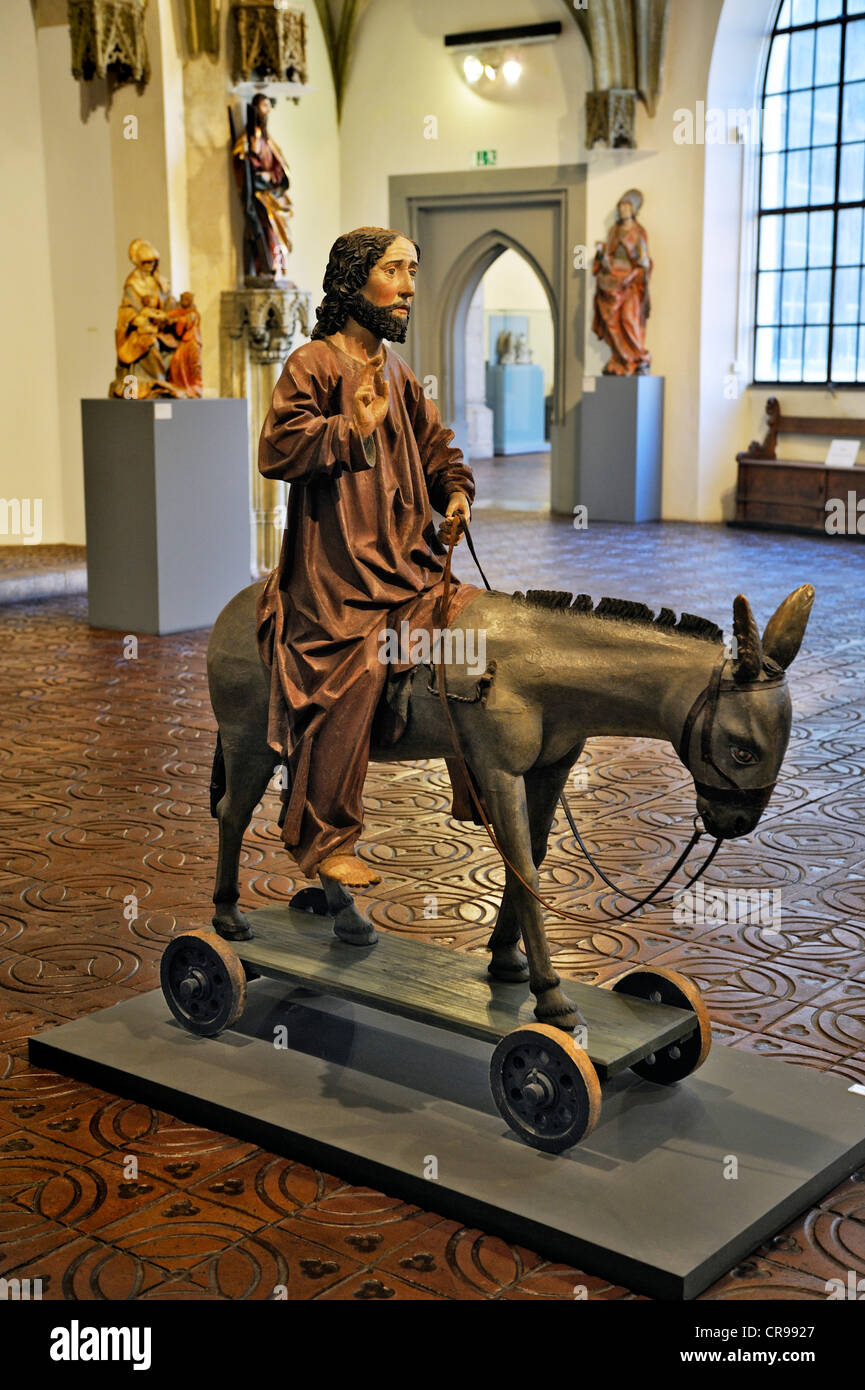 Hall of medieval religious art and the Palm Donkey from Ottenstall in ...