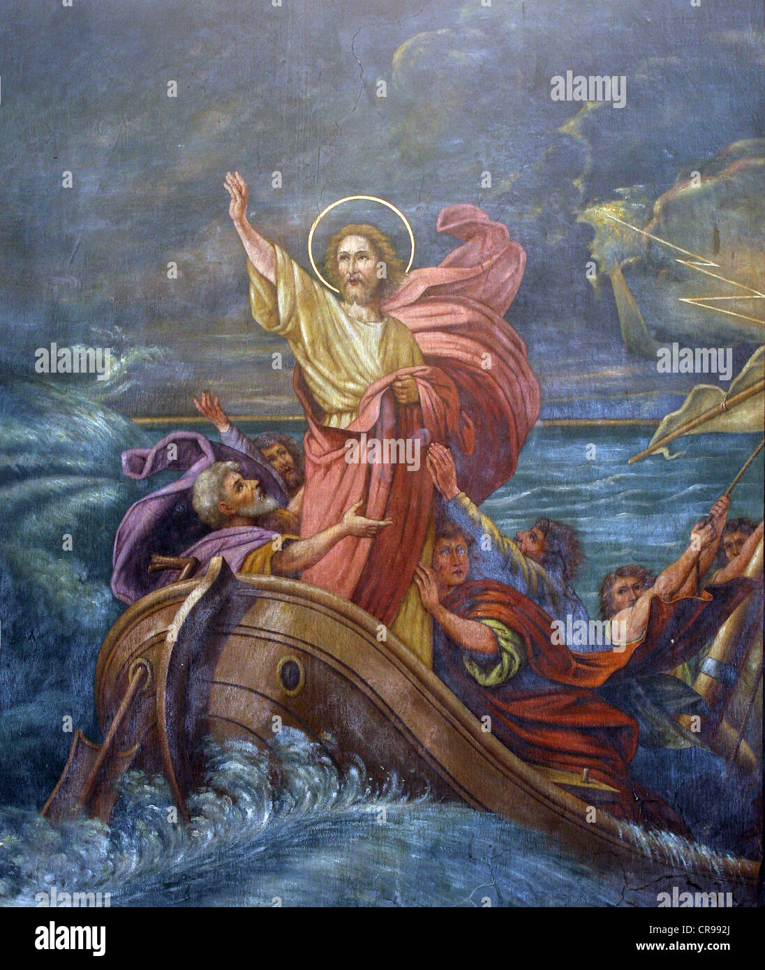 Jesus calms the storm hi-res stock photography and images - Alamy