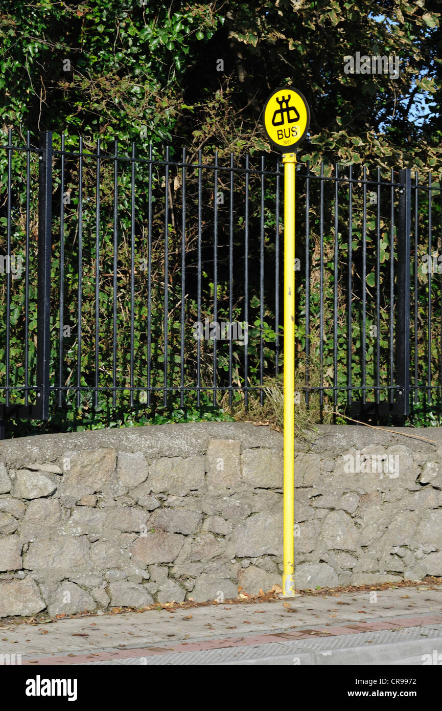 Bus stop sign ireland hi-res stock photography and images - Alamy