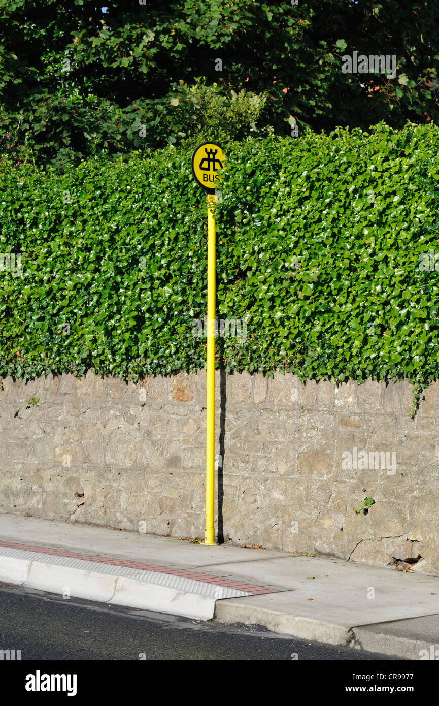 Bus stop sign ireland hi-res stock photography and images - Alamy