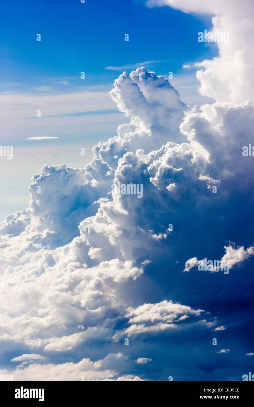 Aerial view of clouds in the sky, Philippines Stock Photo - Alamy