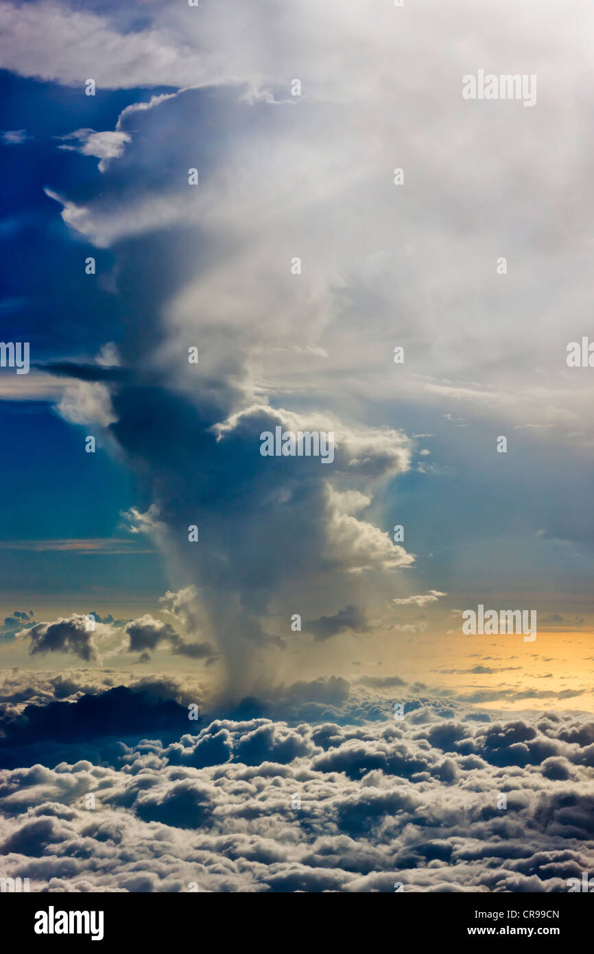 Aerial view of clouds in the sky, Philippines Stock Photo - Alamy