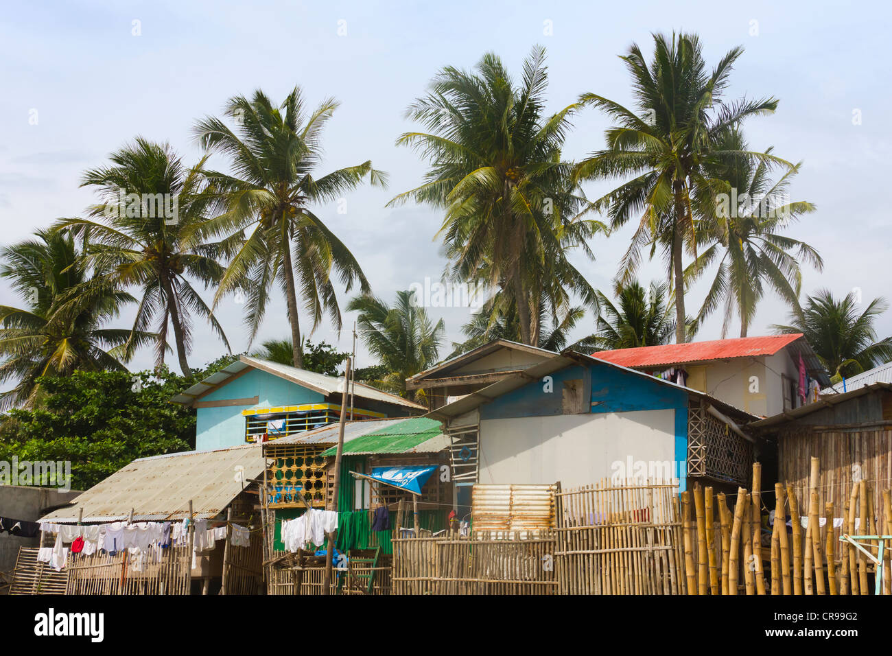 Fishing village, City of Iloilo, Philippines Stock Photo - Alamy