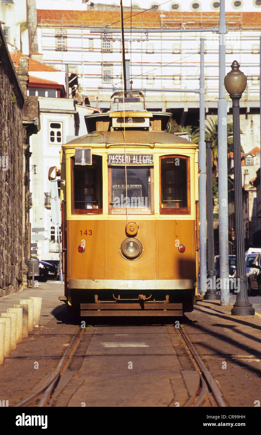 Tram, Porto, Portugal Stock Photo - Alamy