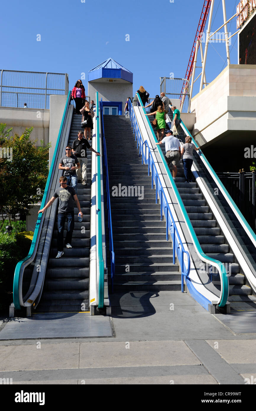 Outdoor Escalator Las Vegas Nevada High Resolution Stock Photography ...