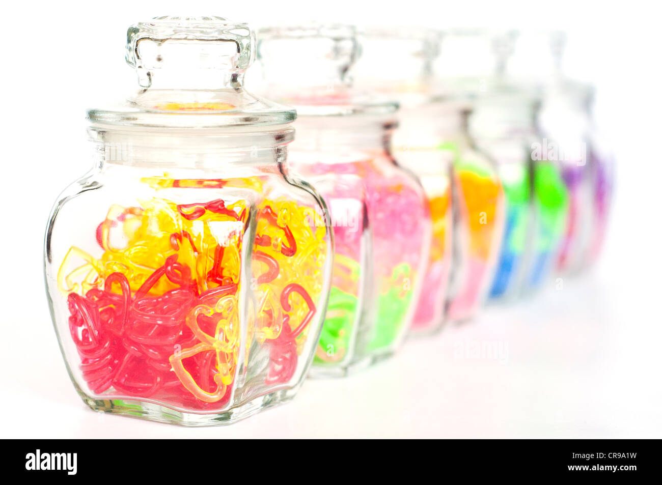 Plastic and glass bottles Cut Out Stock Images & Pictures - Alamy