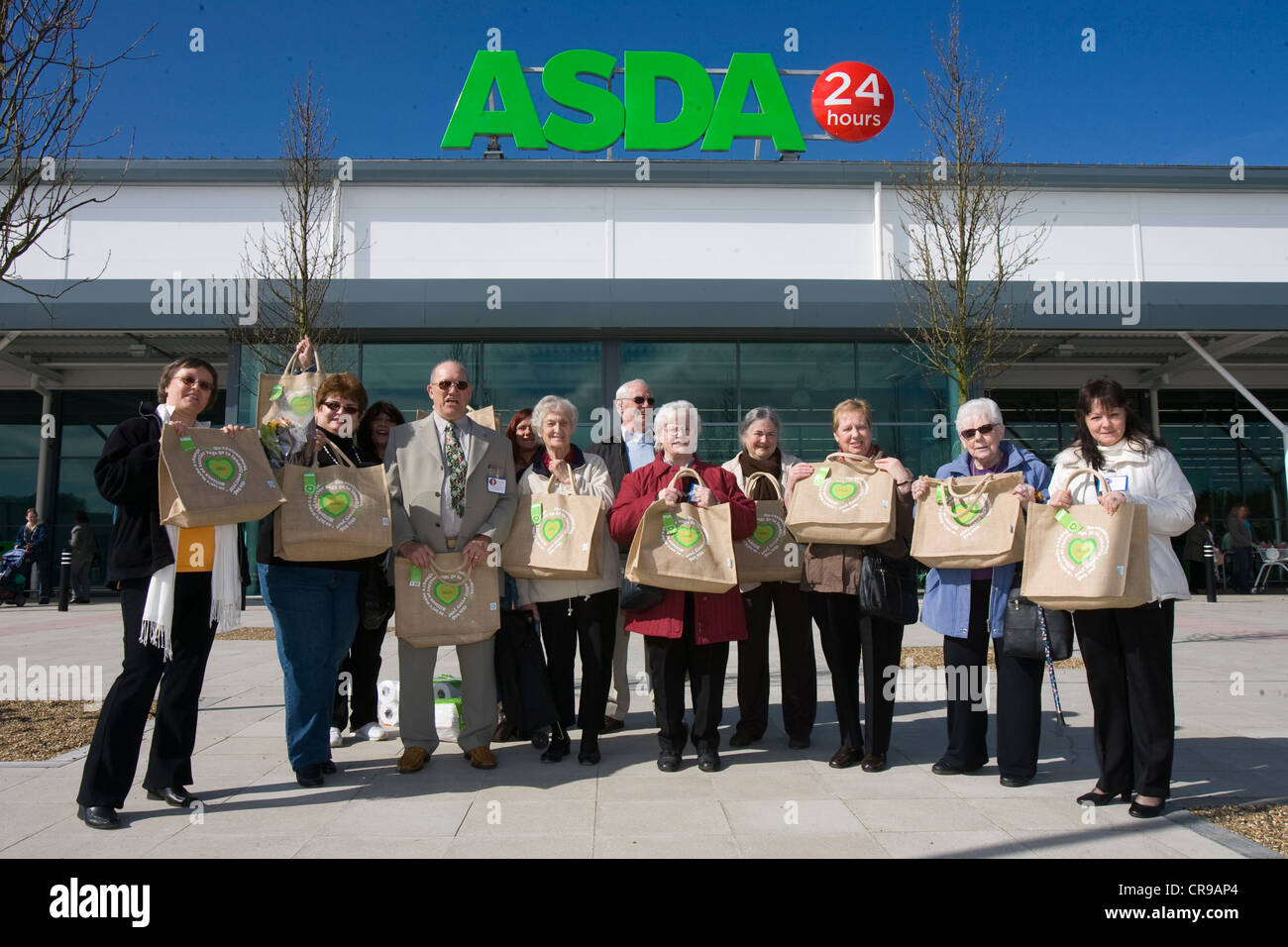 ASDA Store Opening in Bury St Edmunds, Suffolk Stock Photo - Alamy