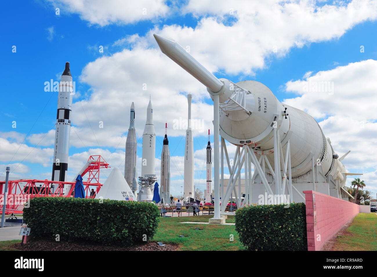 Kennedy Space Center Rocket Garden Stock Photo - Alamy