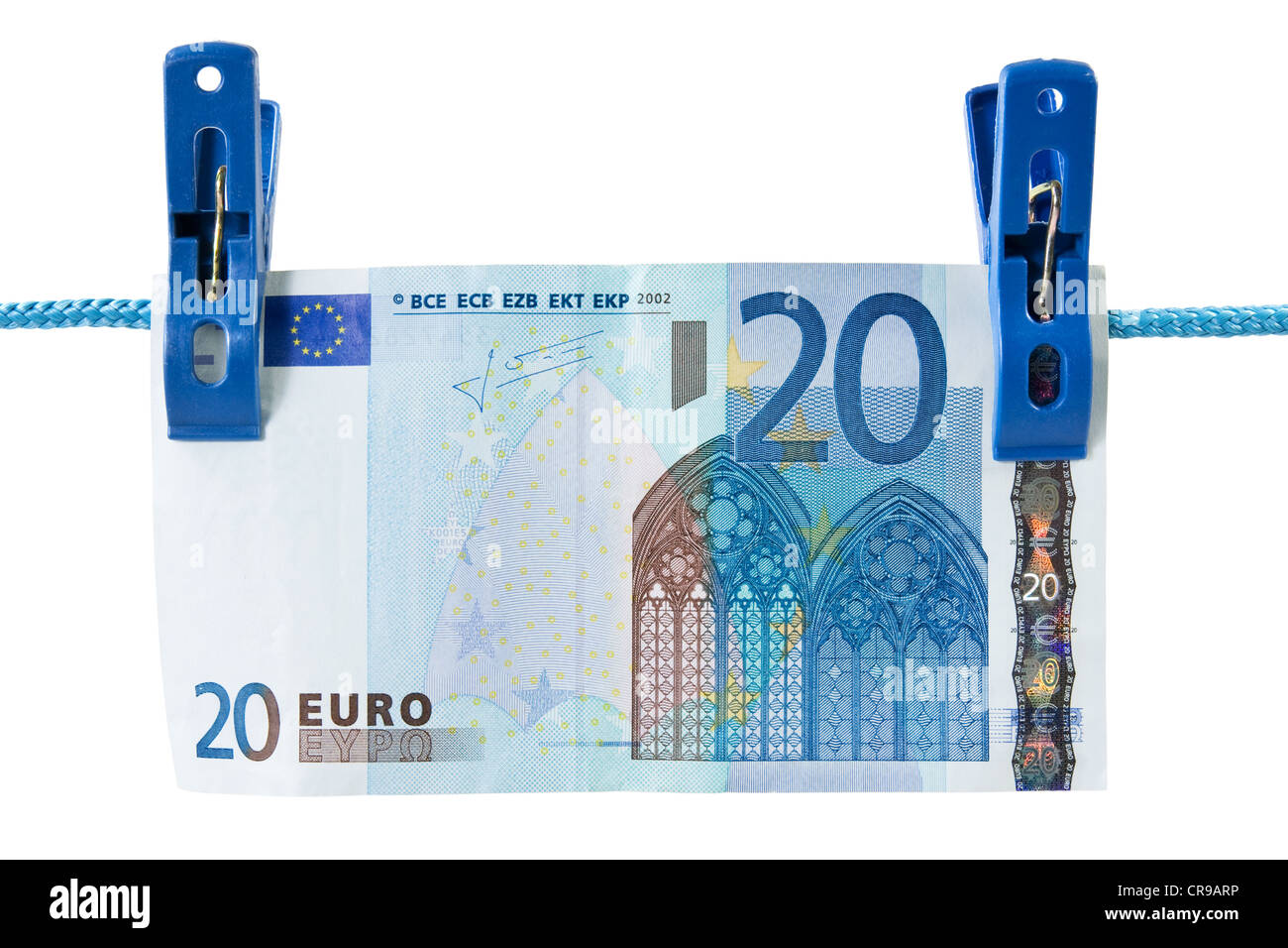 Washing line money Cut Out Stock Images & Pictures - Alamy