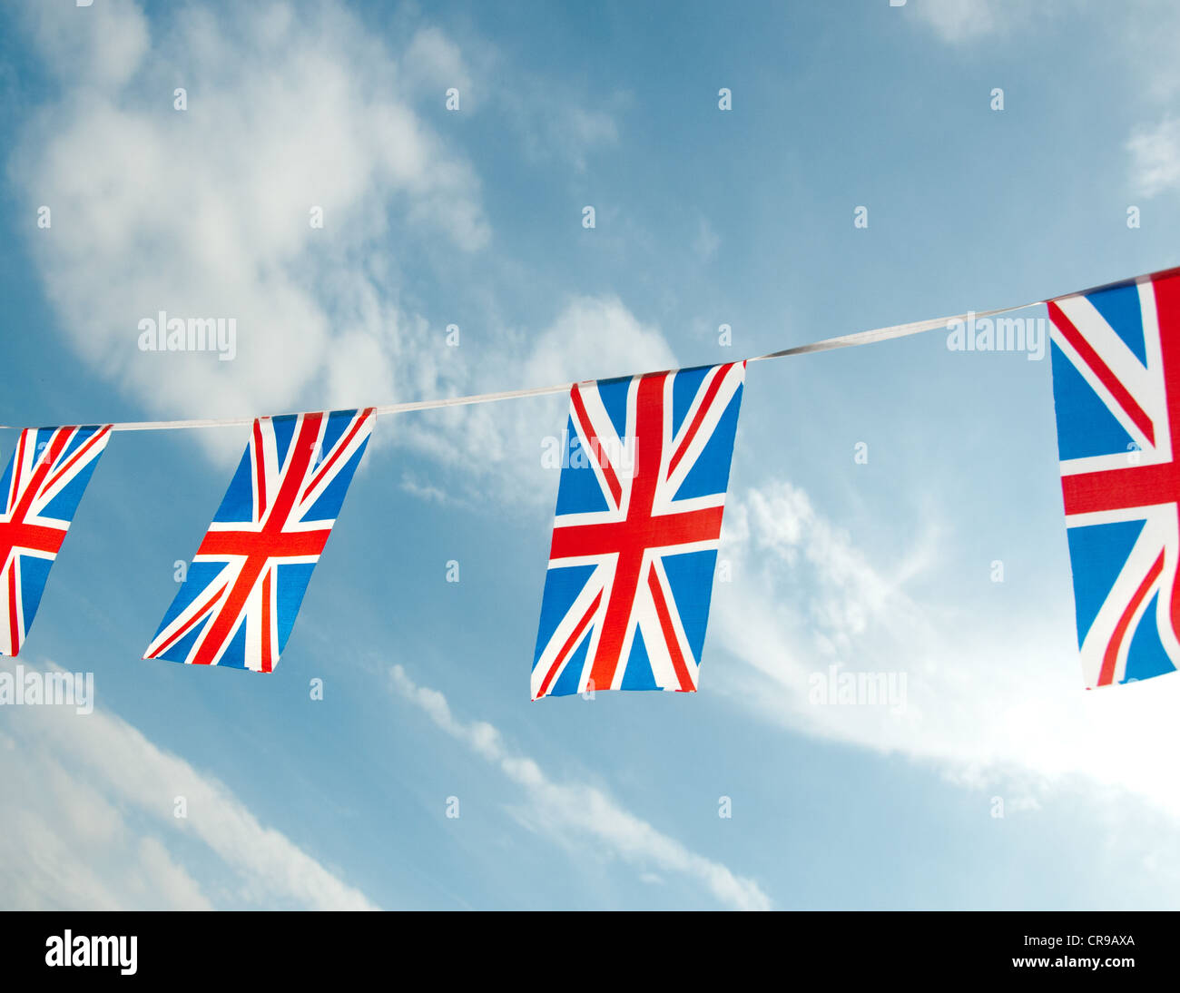 Union Flags on a summers day Stock Photo - Alamy