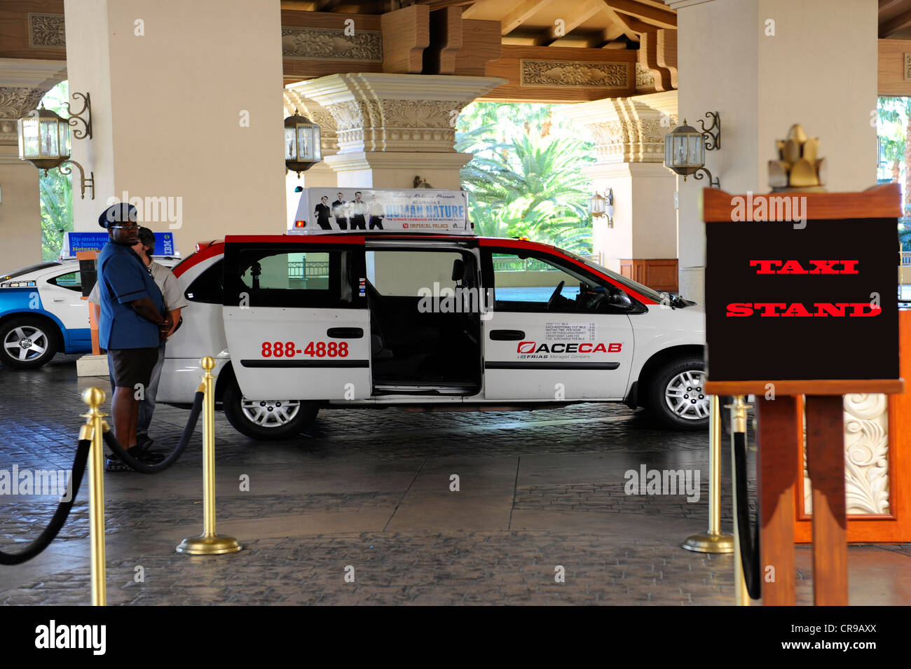 Taxi Stand Las Vegas Nevada Doorman Concierge Stock Photo - Alamy