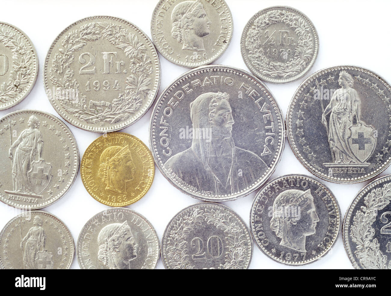 Swiss coins hi-res stock photography and images - Alamy