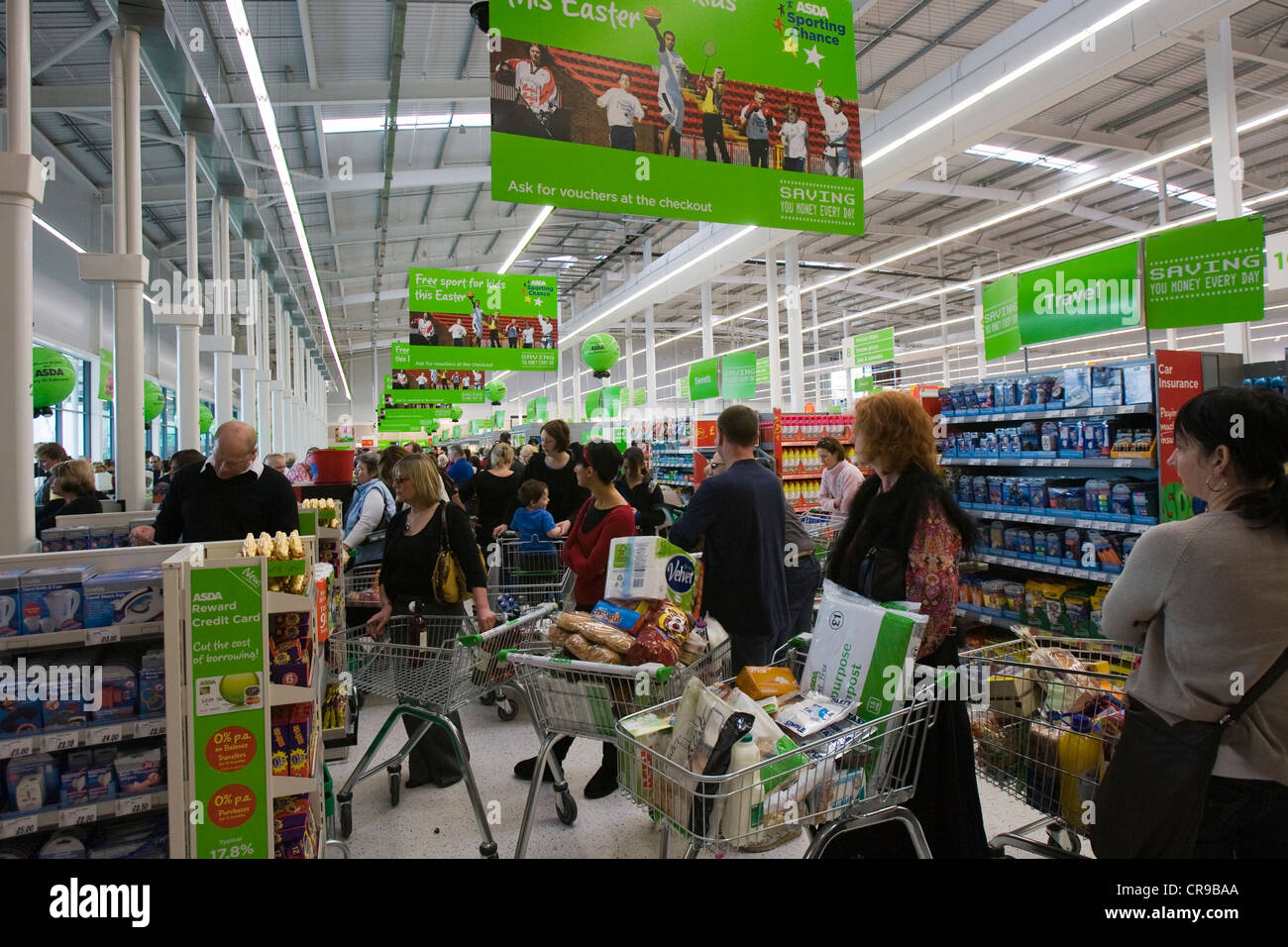 ASDA Store Opening in Bury St Edmunds, Suffolk Stock Photo - Alamy