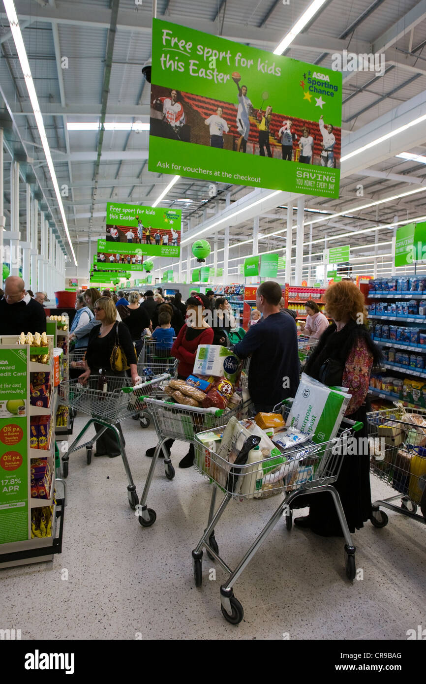 ASDA Store Opening in Bury St Edmunds, Suffolk Stock Photo - Alamy