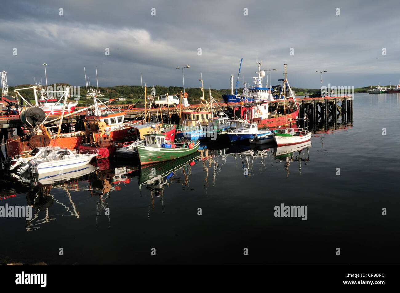 Fishing ships in the killbegs harbour hi-res stock photography and ...