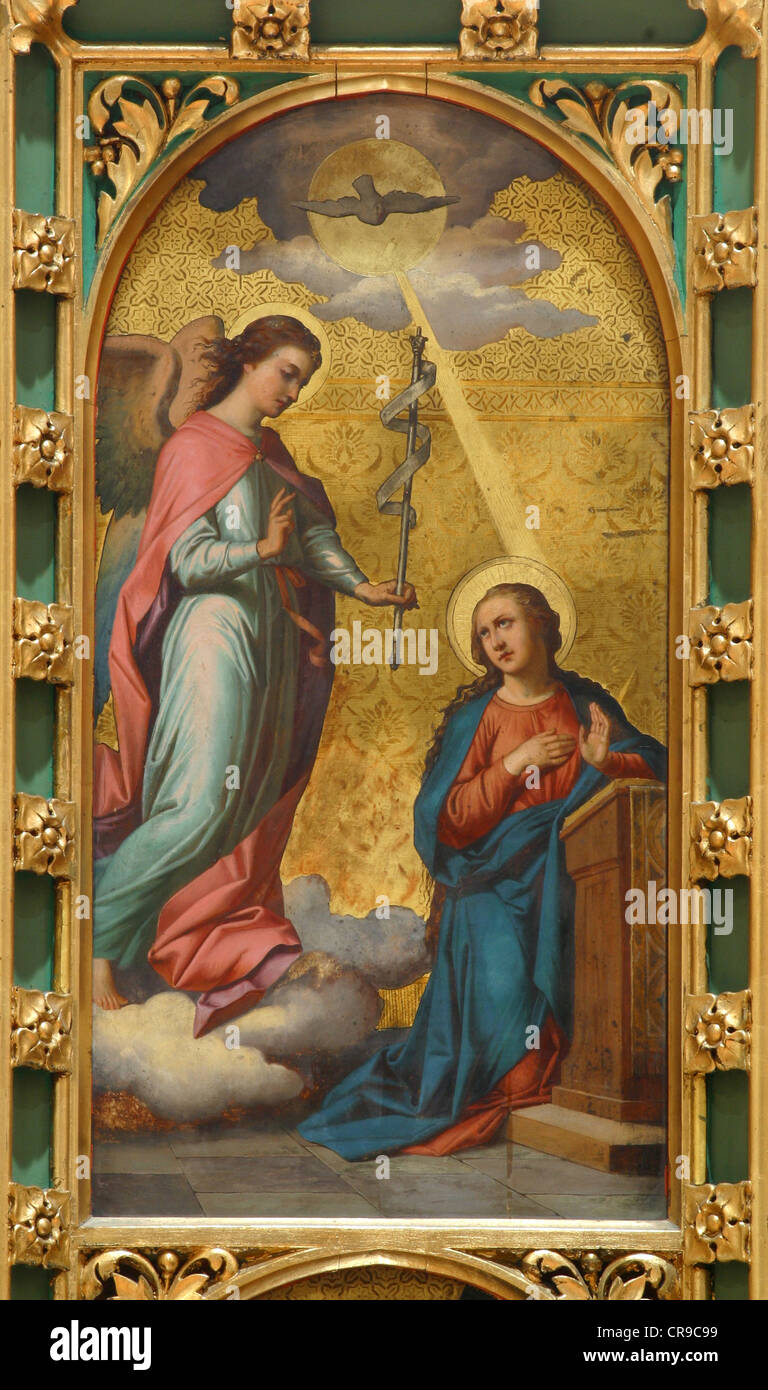 Annunciation the angel hi-res stock photography and images - Alamy