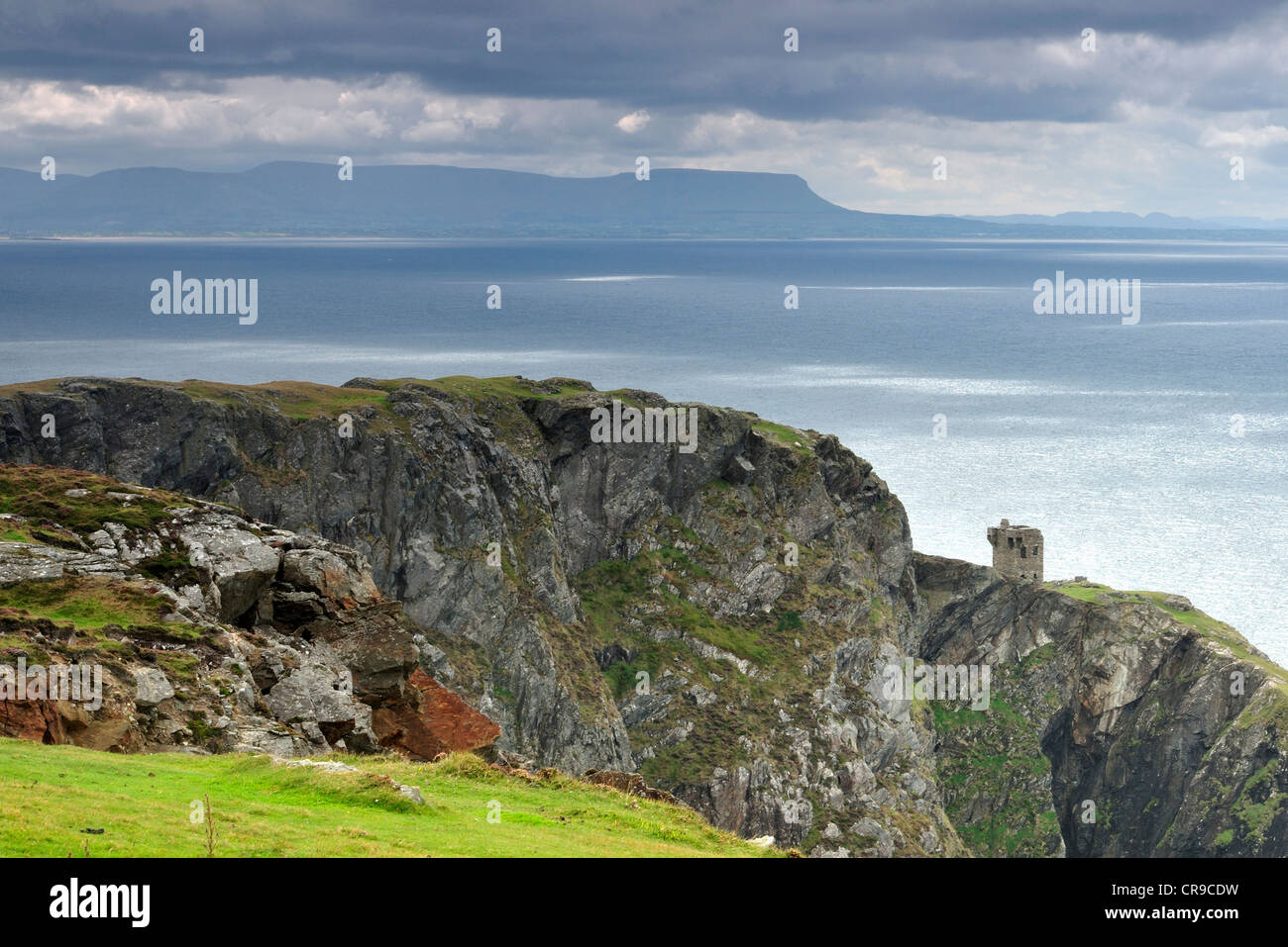 Slieve League, the highest cliffs in Europe, Bunglass Point, County ...
