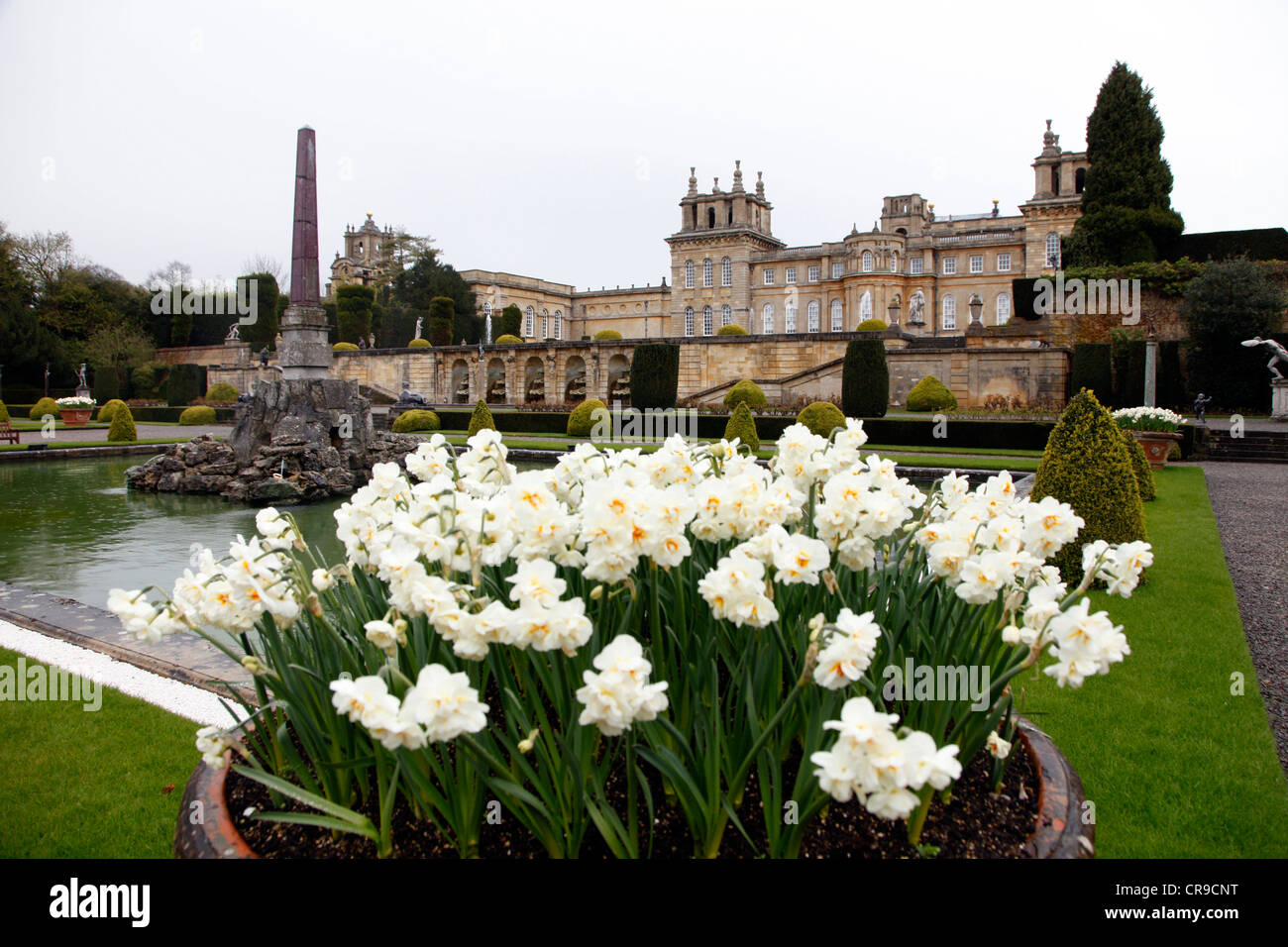 Blenheim Palace, UNESCO world heritage site. Palace, park and gardens ...