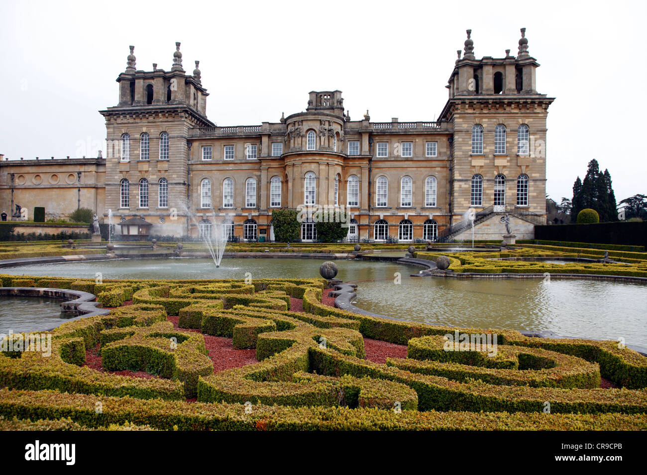 Blenheim Palace, UNESCO world heritage site. Palace, park and gardens ...