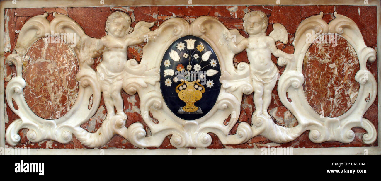 Detail of altar Stock Photo - Alamy