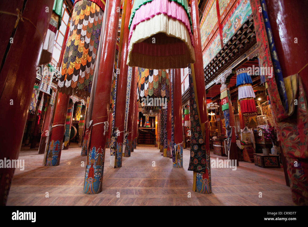 Derge Gonchen Gompa. The Sakya Monastery, being refurbished and rebuilt ...