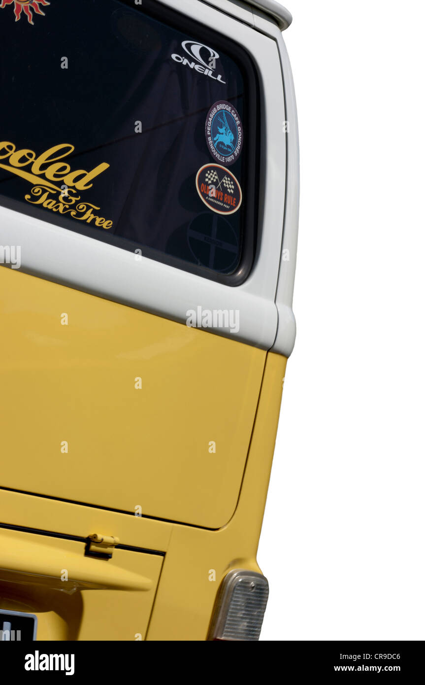 Rear view of a VW Camper Van Stock Photo - Alamy