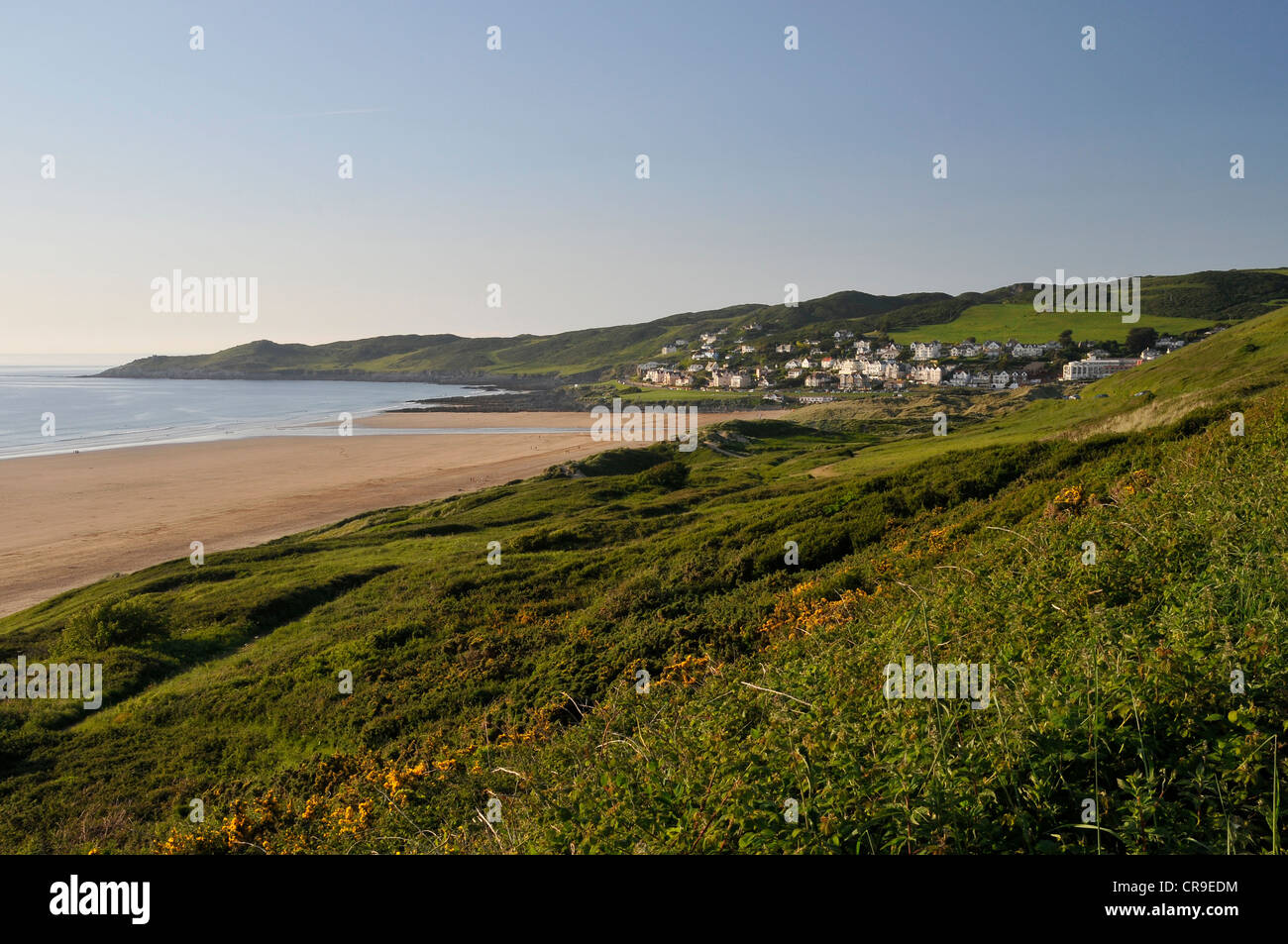 Woolacombe devon town hi-res stock photography and images - Alamy