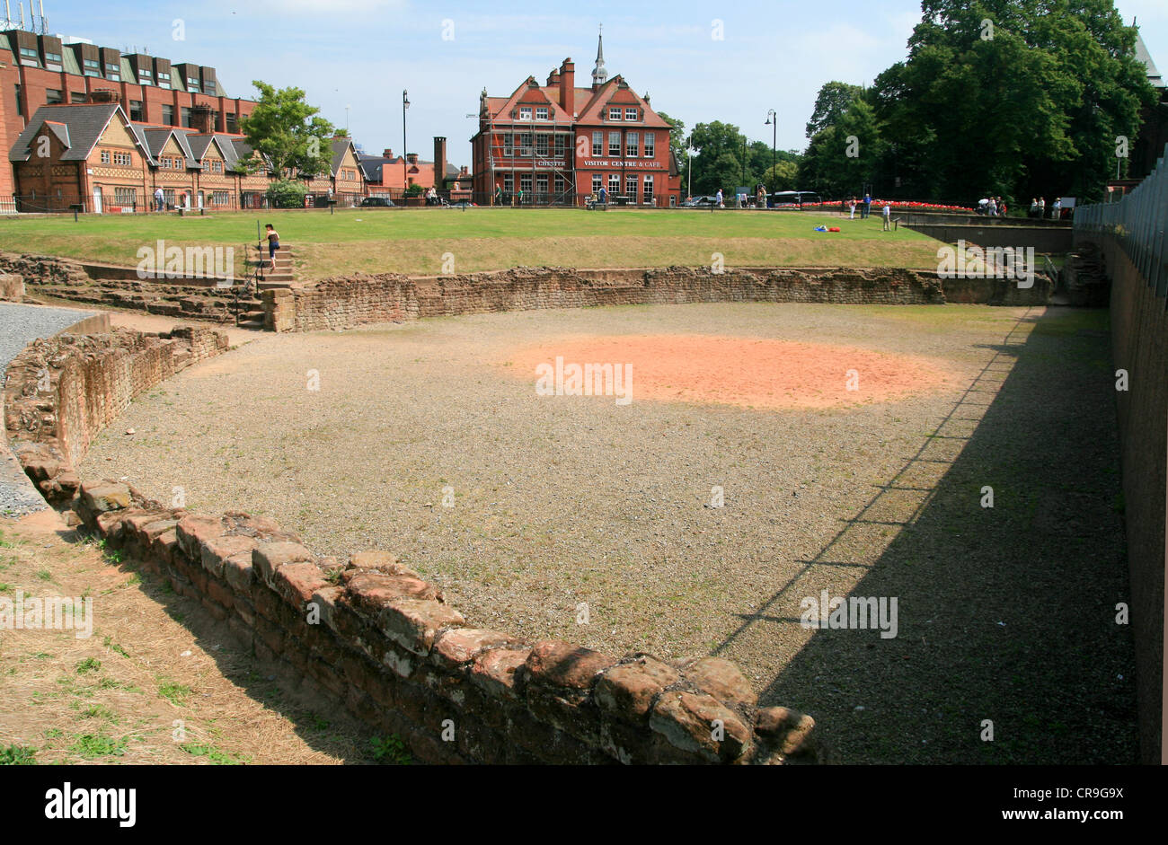 Roman Amphitheatre Chester Cheshire England UK Stock Photo - Alamy