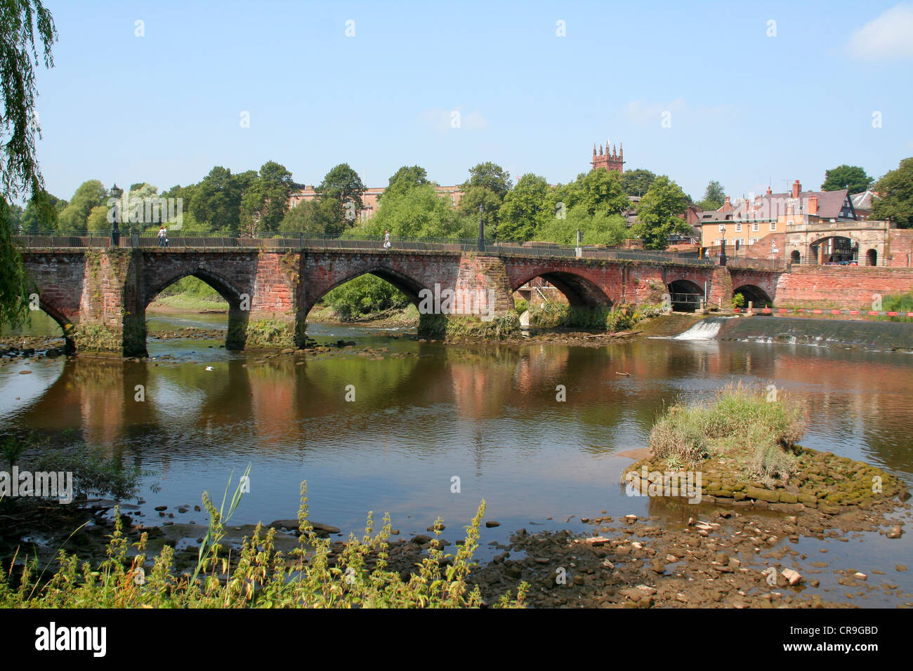 Old Dee Bridge Chester Cheshire England UK Stock Photo - Alamy
