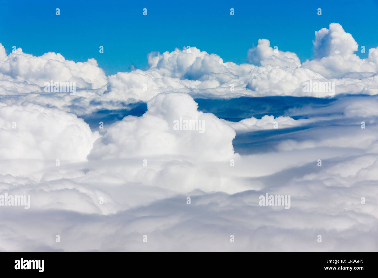 Aerial view of clouds, Philippines Stock Photo - Alamy
