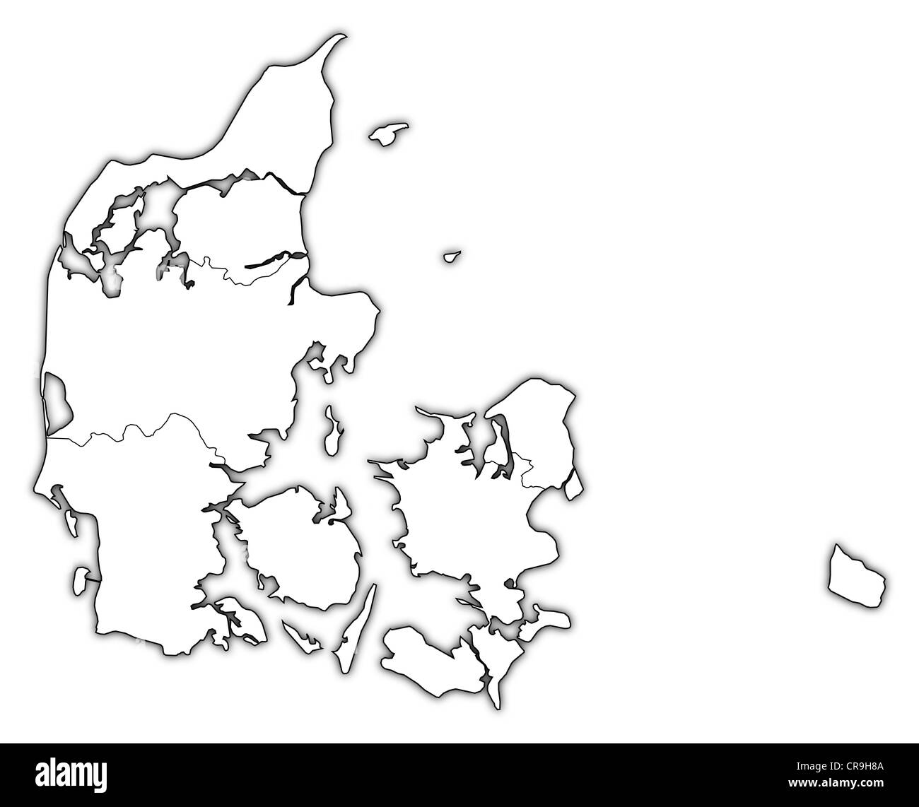 Europe countries maps regions Black and White Stock Photos & Images - Alamy