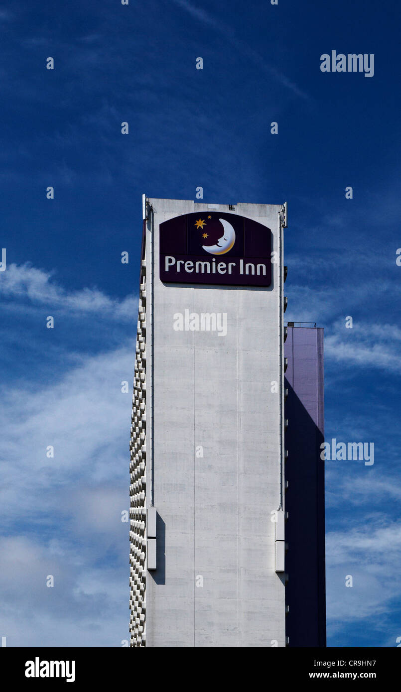 Premier Inn hotel building in Manchester UK Stock Photo - Alamy